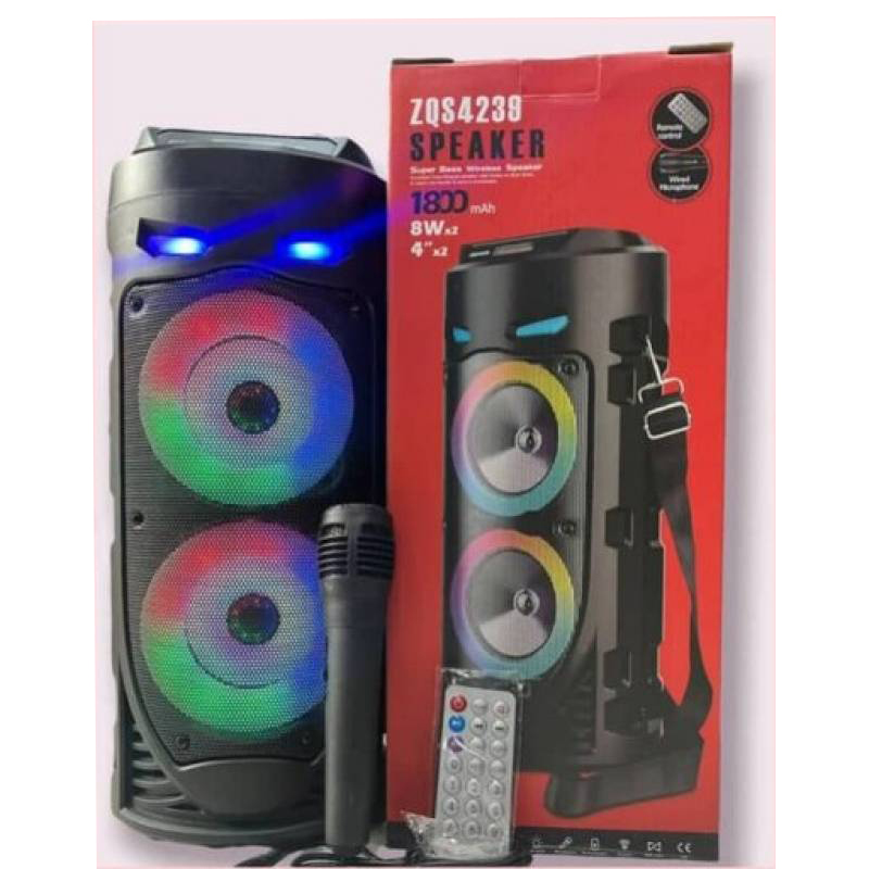 اسپیکر بلوتوثی قابل حمل مدل zqs-4239 - دیلم شاپ