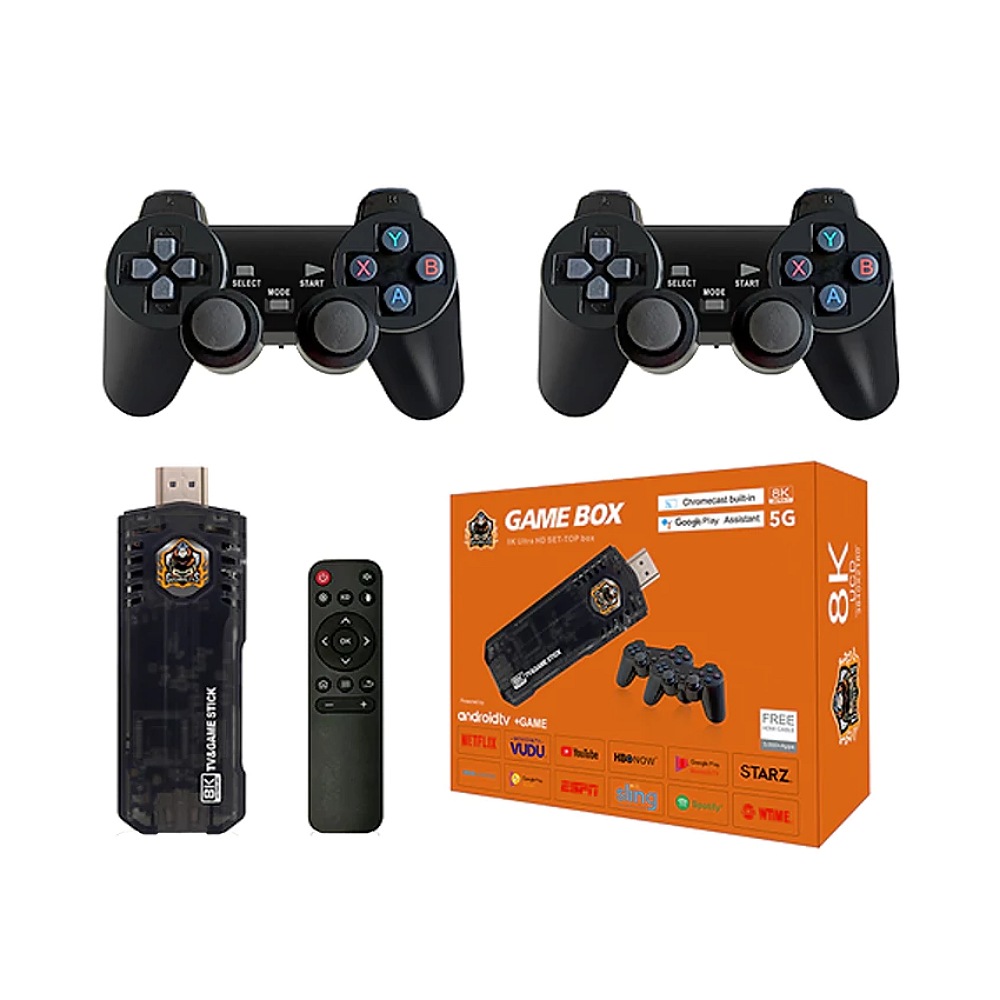 گیم اندروید باکس مدل GM-X8 GAME BOX 8k Gaming and Media Console (فروش عمده و تک) - دیلم شاپ