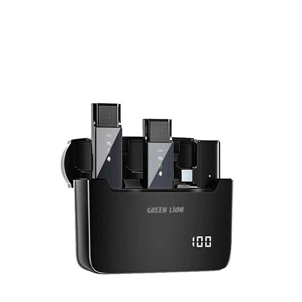 میکروفون نمایشگر دیجیتال 2 در 1 گرین لاین مدل Digital Display - دیلم شاپ