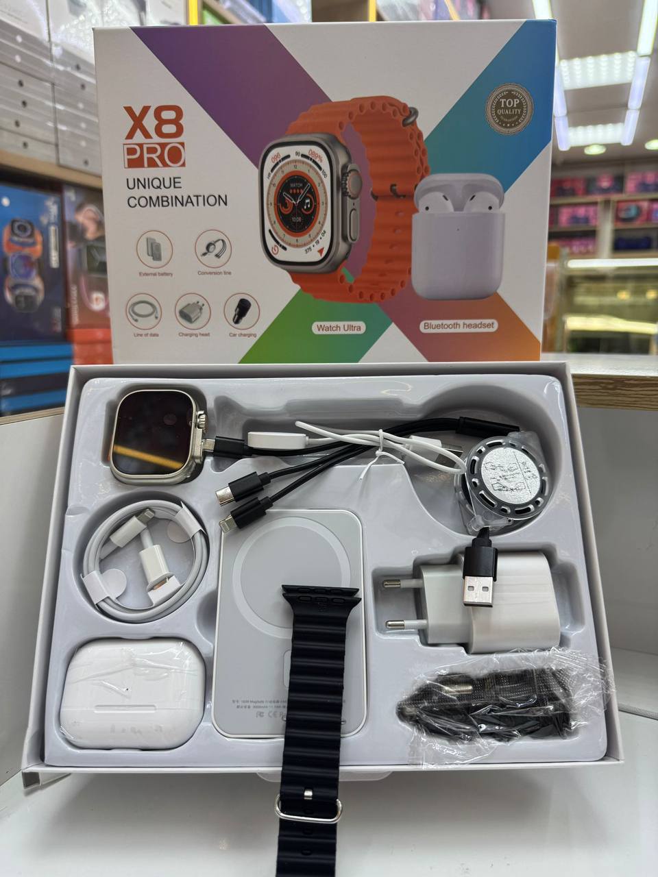 ساعت هوشمند X8 PRO UNIQUE COMBINATION (فروش عمده و تک) - دیلم شاپ