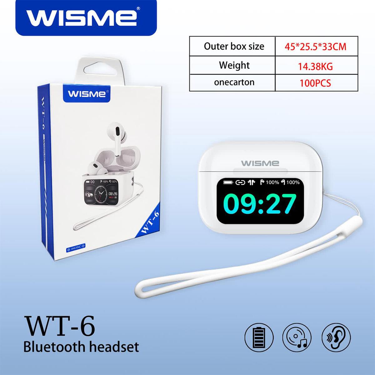 ایرپاد هوشمند با نمایشگر لمسی wisme مدل WT-6 (فروش عمده و تک) - دیلم شاپ